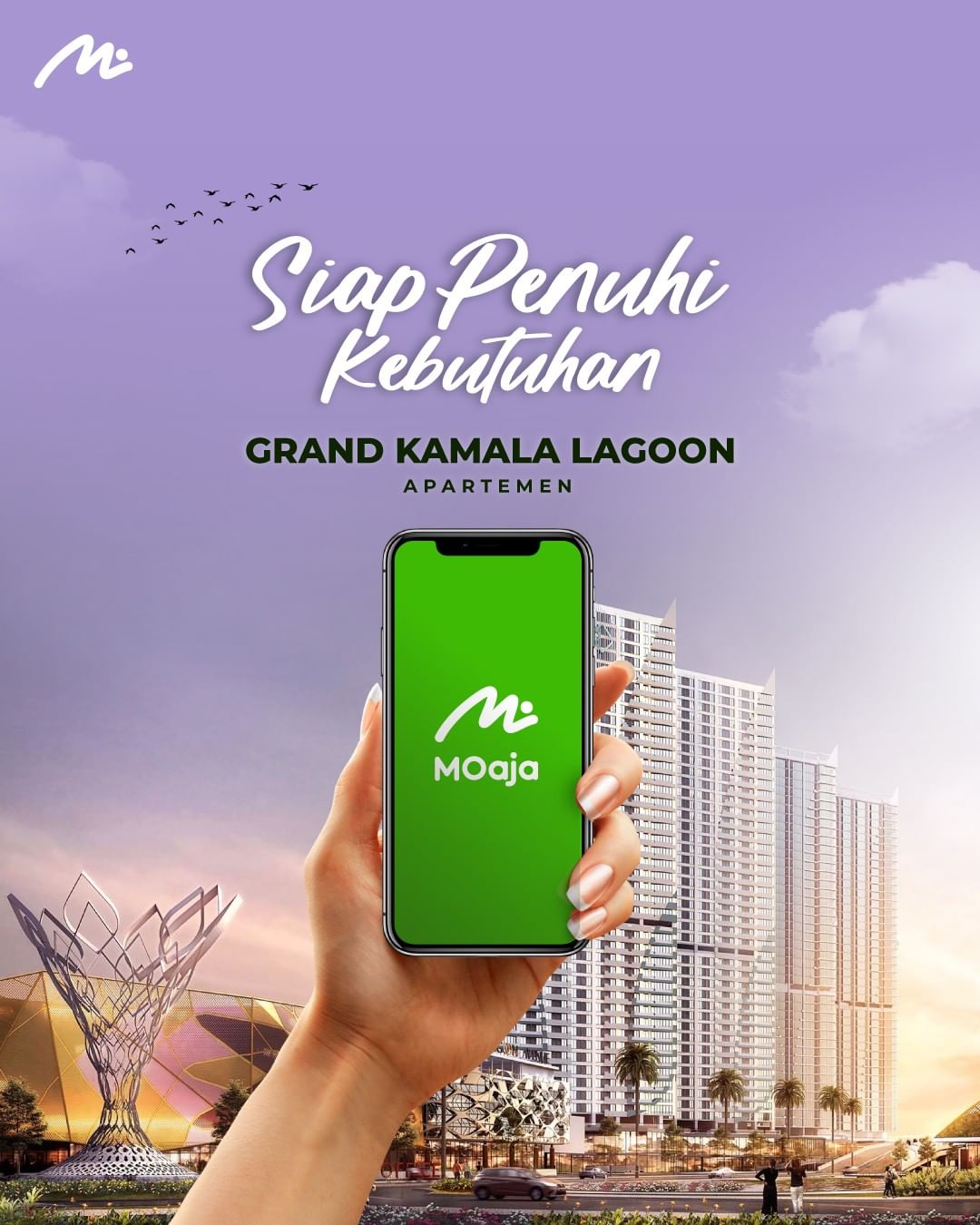 MOaja Resmi Bekerja Sama dengan Grand Kamala Lagoon Apartemen - MOaja